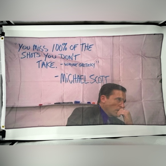 Wall Decor | Michael Scott The Office Funny Quote Flag 3x5ft | Poshmark